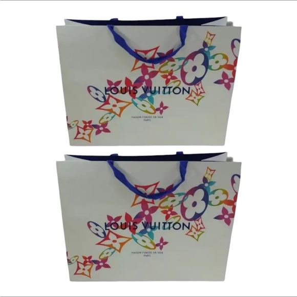 Louis Vuitton | Other | 2 Louis Vuitton Lv Extra Large Xl Paper ...